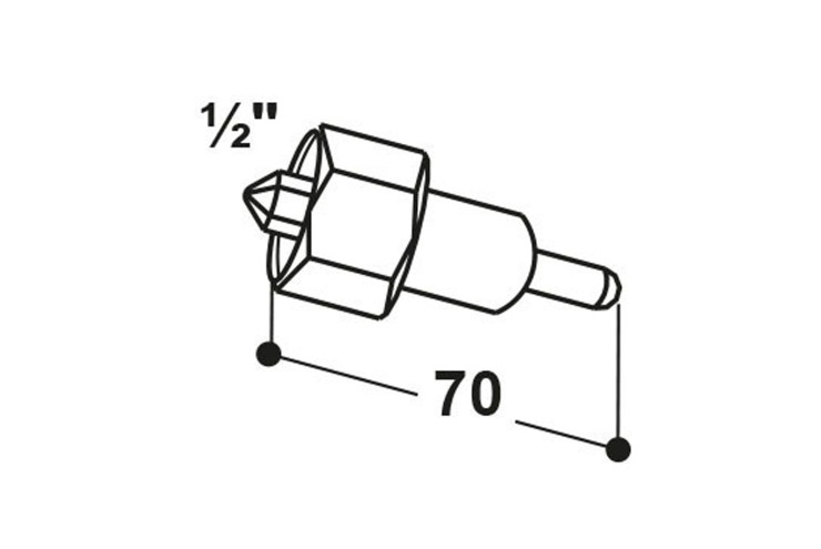 Valve tube inox branchement mod. 890 - ABREUVOIRS