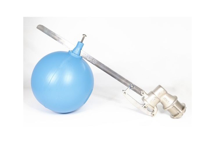 Robinet flotteur 1" + flotteur dia 150 mm - PLOMBERIE METAL